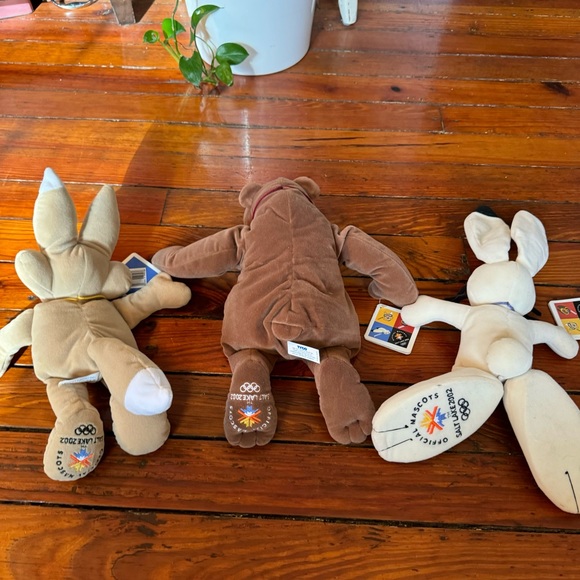 Mattel | Toys | Retro 202 Olympic Mascot Stuffed Animals Set Of 3 ...